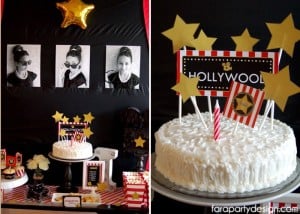 Kara's Party Ideas Hollywood Glam Birthday Party | Kara's Party Ideas