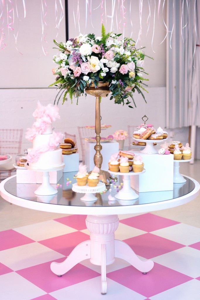 Kara's Party Ideas Pink Glam Corporate Birthday Party | Kara's Party Ideas
