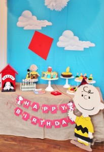 Kara's Party Ideas Peanuts + Charlie Brown Birthday Party | Kara's ...