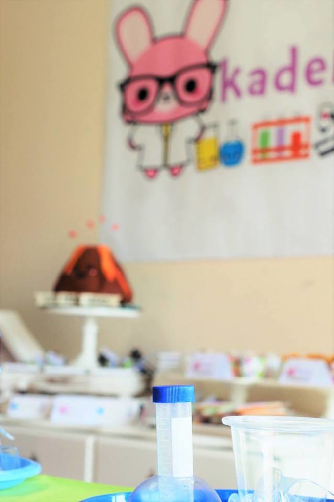 Kara's Party Ideas Girly Science Themed Birthday Party | Kara's Party Ideas