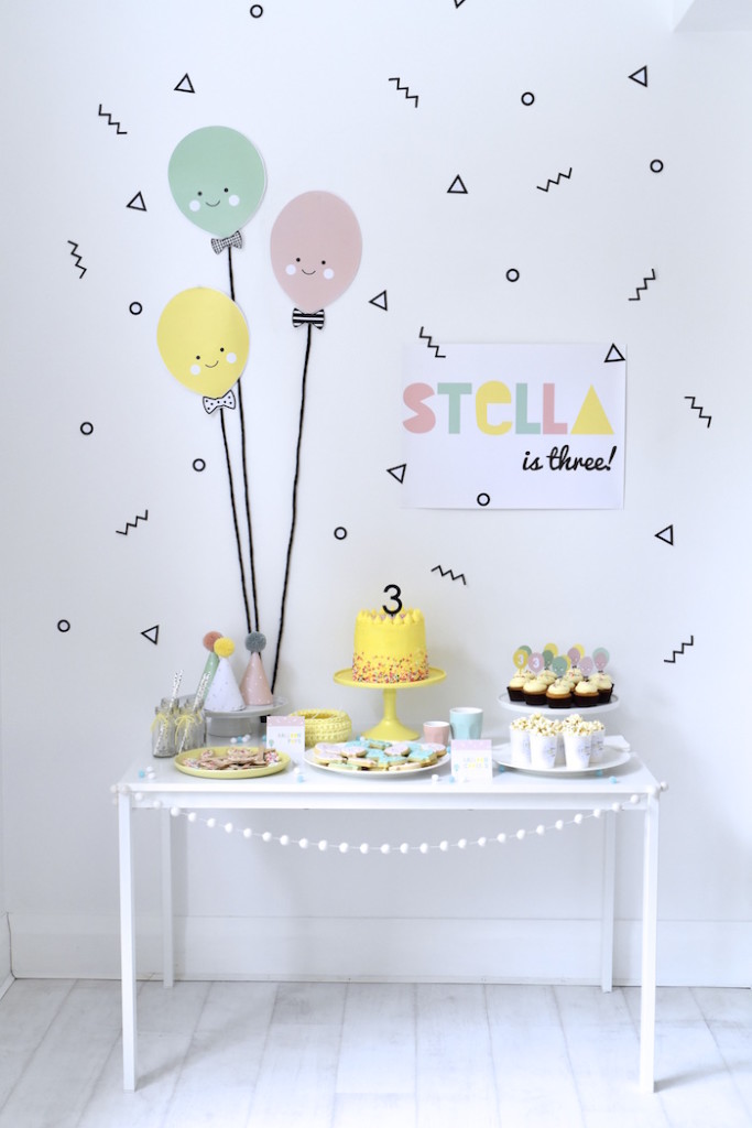 Kara's Party Ideas Happy Balloons Birthday Party | Kara's Party Ideas