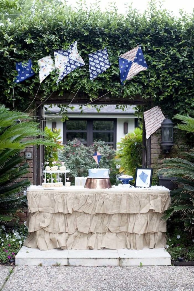 Kara's Party Ideas Vintage Kite Themed Birthday Party | Kara's Party Ideas