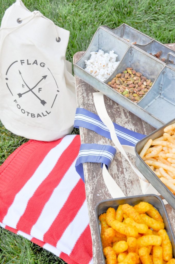 Kara's Party Ideas Family Summer Flag Football Game | Kara's Party Ideas