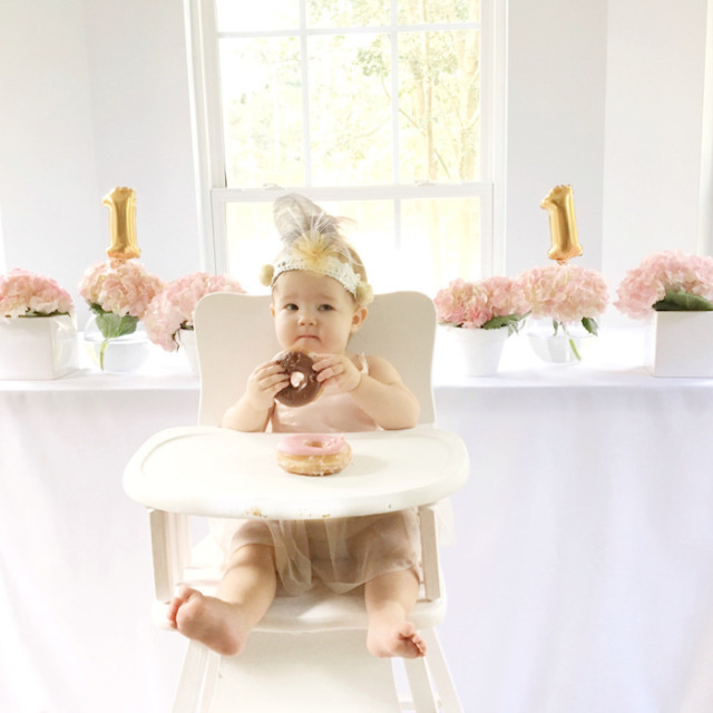 Kara's Party Ideas Floral 1st Birthday Party | Kara's Party Ideas