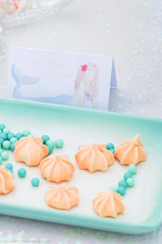Kara's Party Ideas Mystic Watercolor Mermaid Party with FREE Printables ...