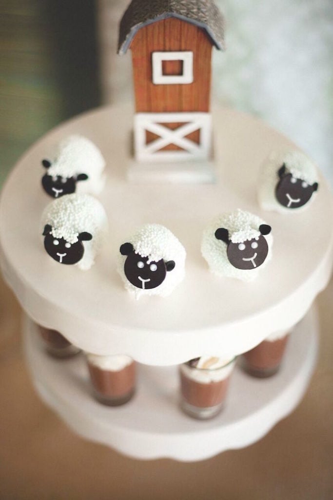 Kara's Party Ideas Rustic Little Lamb Baby Shower | Kara's Party Ideas