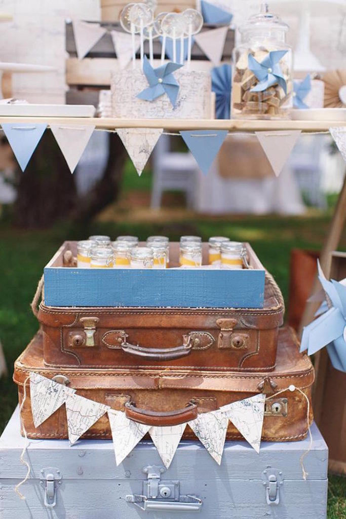 Kara's Party Ideas Vintage Travel Party | Kara's Party Ideas