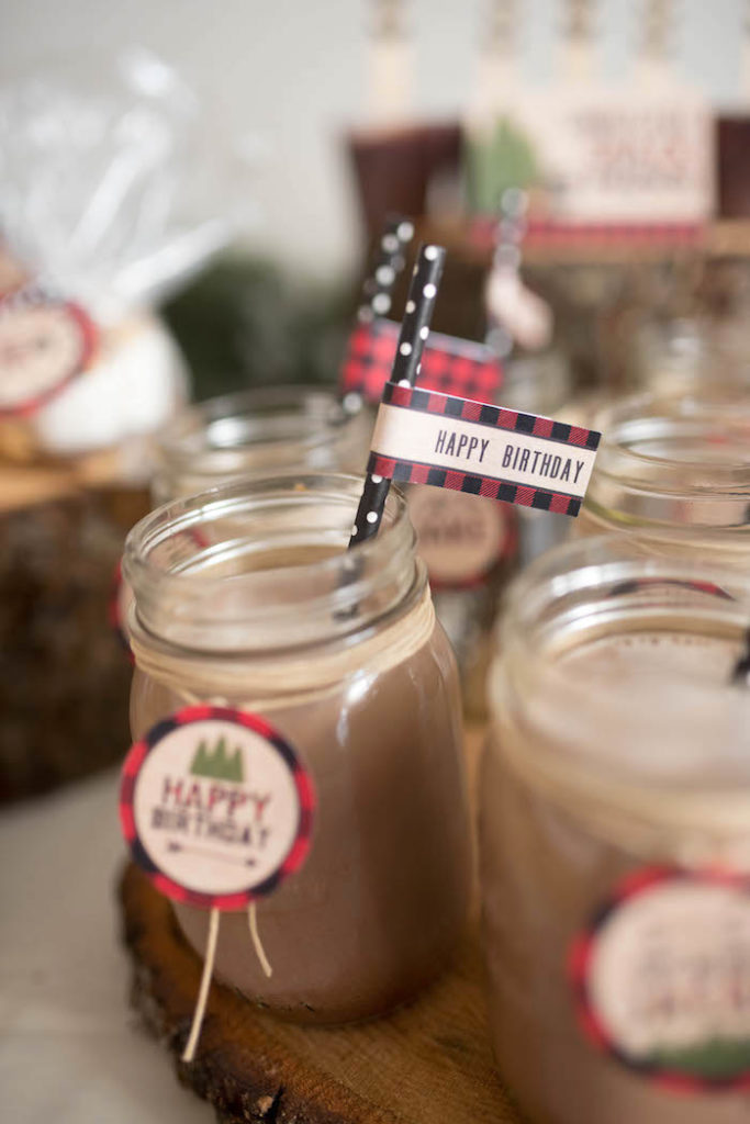 Kara's Party Ideas Plaid Lumberjack Birthday Party | Kara's Party Ideas