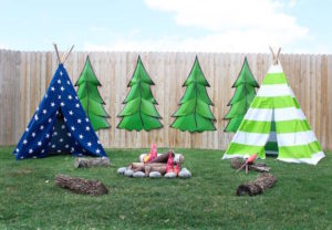 Kara's Party Ideas Rustic Woodland Camping Birthday Party | Kara's ...