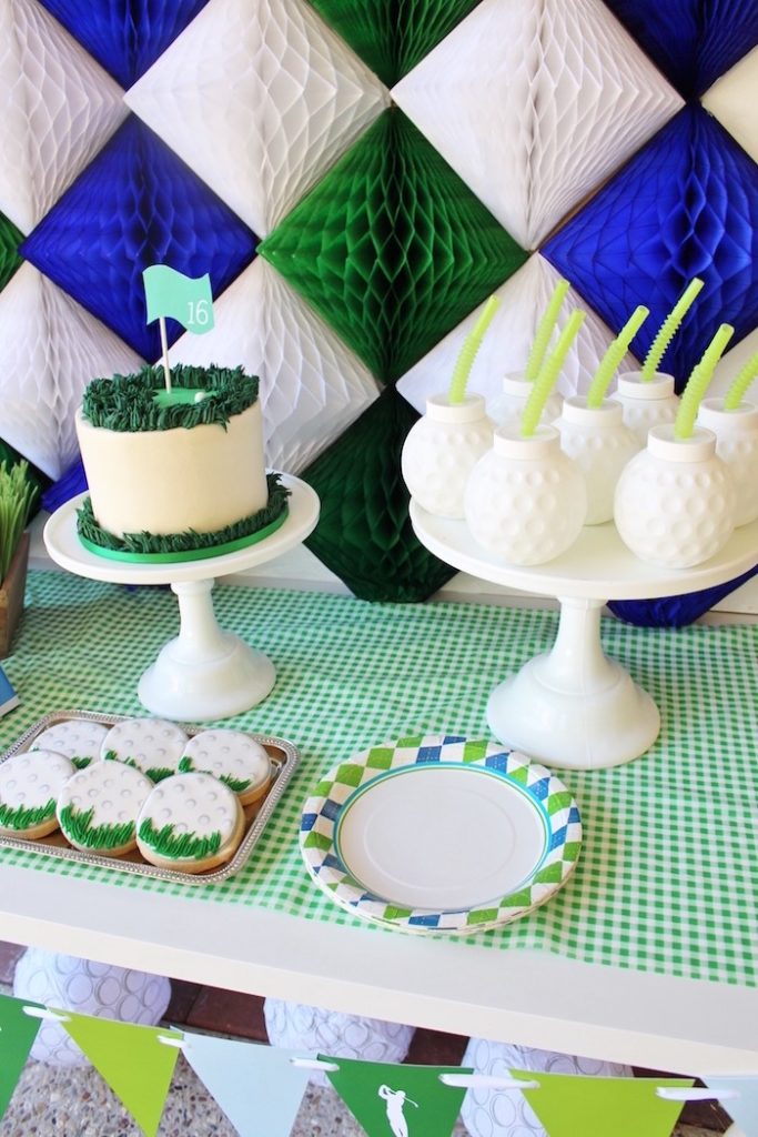 Kara's Party Ideas Preppy Golf Birthday Party | Kara's Party Ideas