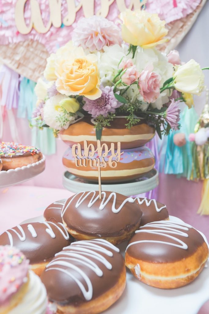 Kara's Party Ideas Pastel Donut Birthday Party | Kara's Party Ideas