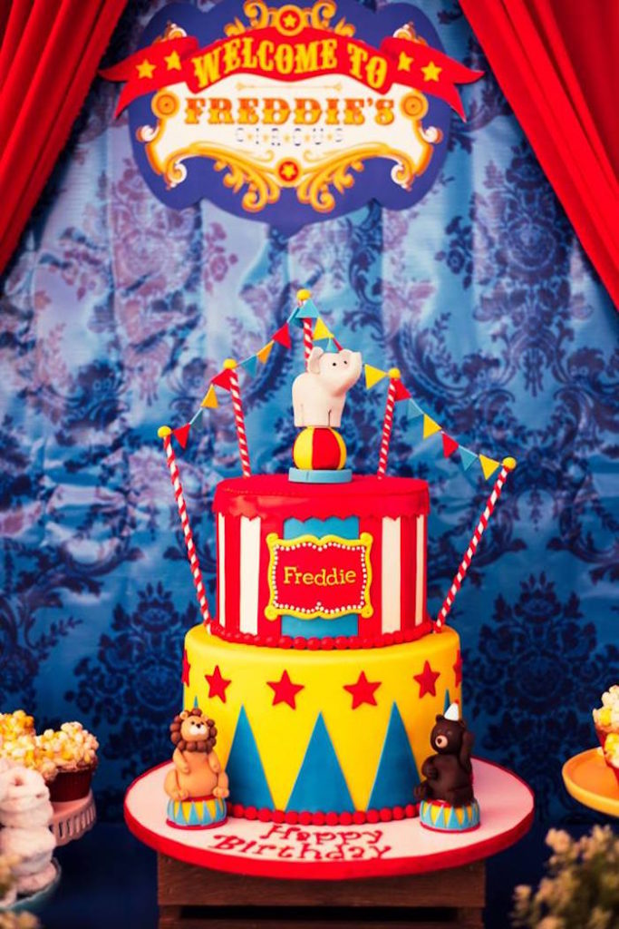 Kara's Party Ideas The Big Top Circus Birthday Party | Kara's Party Ideas