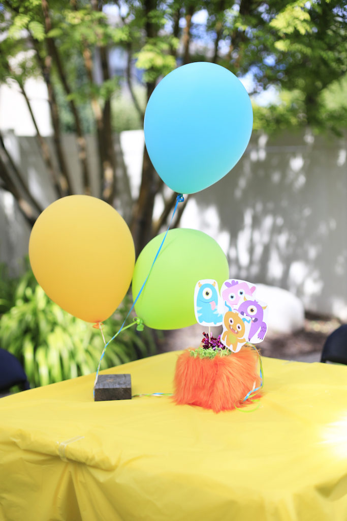 Kara's Party Ideas Darling Little Monster Birthday Party | Kara's Party ...