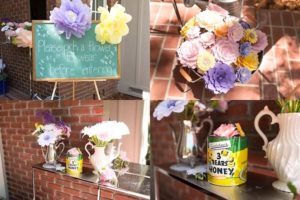 Kara's Party Ideas Vintage Retirement Tea Party | Kara's Party Ideas