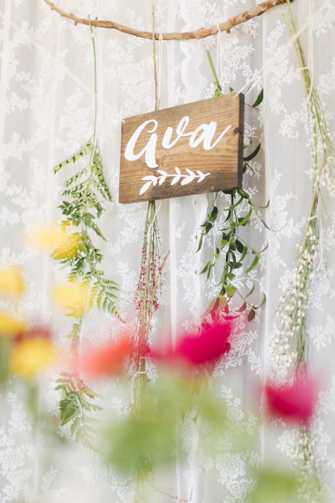 Kara's Party Ideas Wildflower First Birthday Party | Kara's Party Ideas