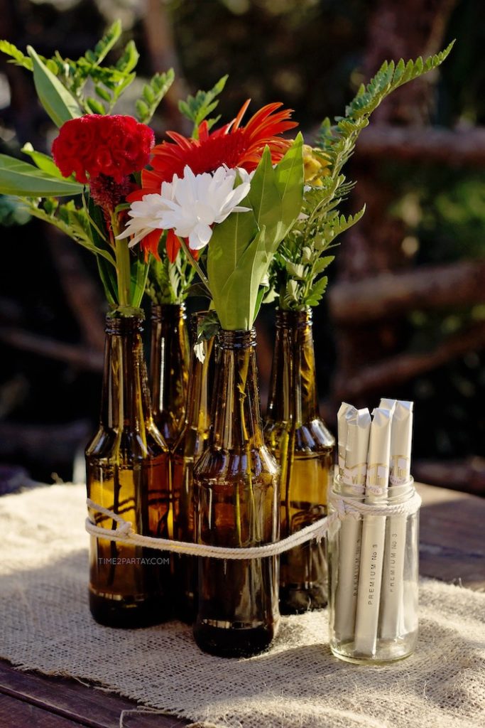 Kara's Party Ideas Rustic Biker BBQ Birthday Party | Kara's Party Ideas