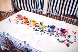 Kara's Party Ideas "Color me Happy" Art Party for Kids | Kara's Party Ideas