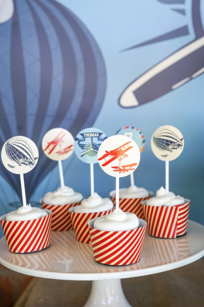 Kara's Party Ideas Vintage Aviation + Travel Party | Kara's Party Ideas