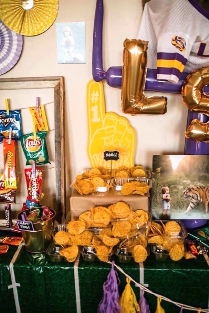 Kara's Party Ideas LSU Football Party | Kara's Party Ideas