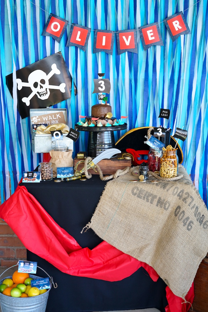 Kara s Party Ideas Classic Pirate Birthday Party Kara s Party Ideas Kara s Party Ideas Classic Pirate Birthday Party Kara s Party Ideas
