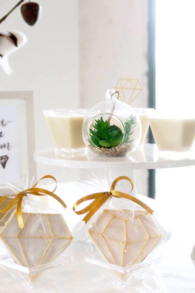 Kara's Party Ideas Elegant "You're a Gem" Birthday Party | Kara's Party ...
