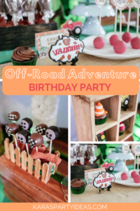 Kara's Party Ideas Off-Road Adventure Birthday Party | Kara's Party Ideas