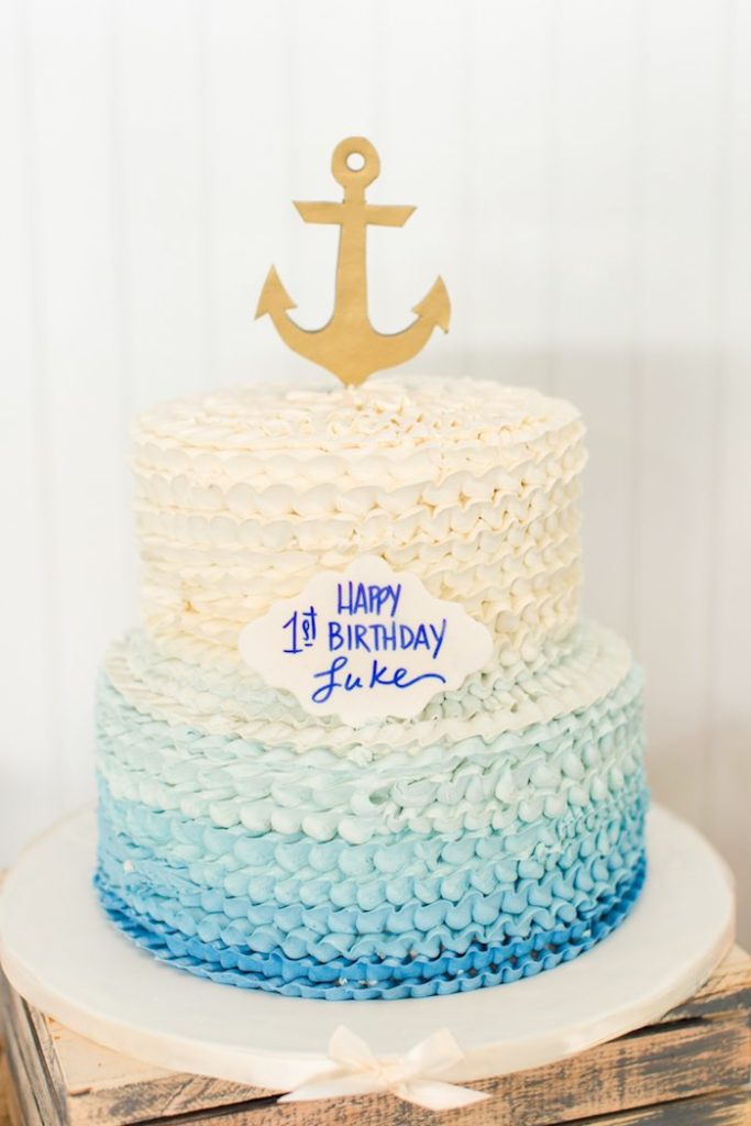Kara's Party Ideas Nautical 1st Birthday Party | Kara's Party Ideas