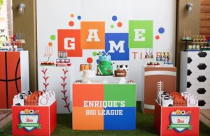 Kara's Party Ideas "It's Game Time" Sports Birthday Party | Kara's ...