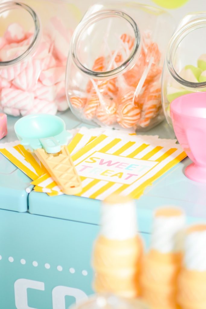 Kara's Party Ideas Ice Cream Sorbet Party with the New Lexington Cart ...