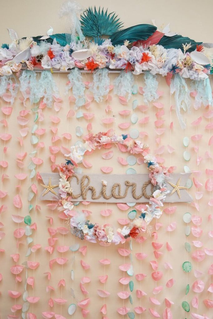 Kara's Party Ideas Coral Reef Mermaid Birthday Shell-abration | Kara's ...