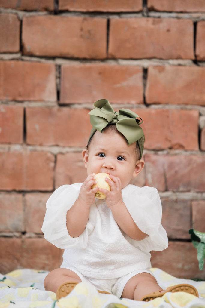 Kara's Party Ideas Dainty Lemon Baptism Brunch | Kara's Party Ideas