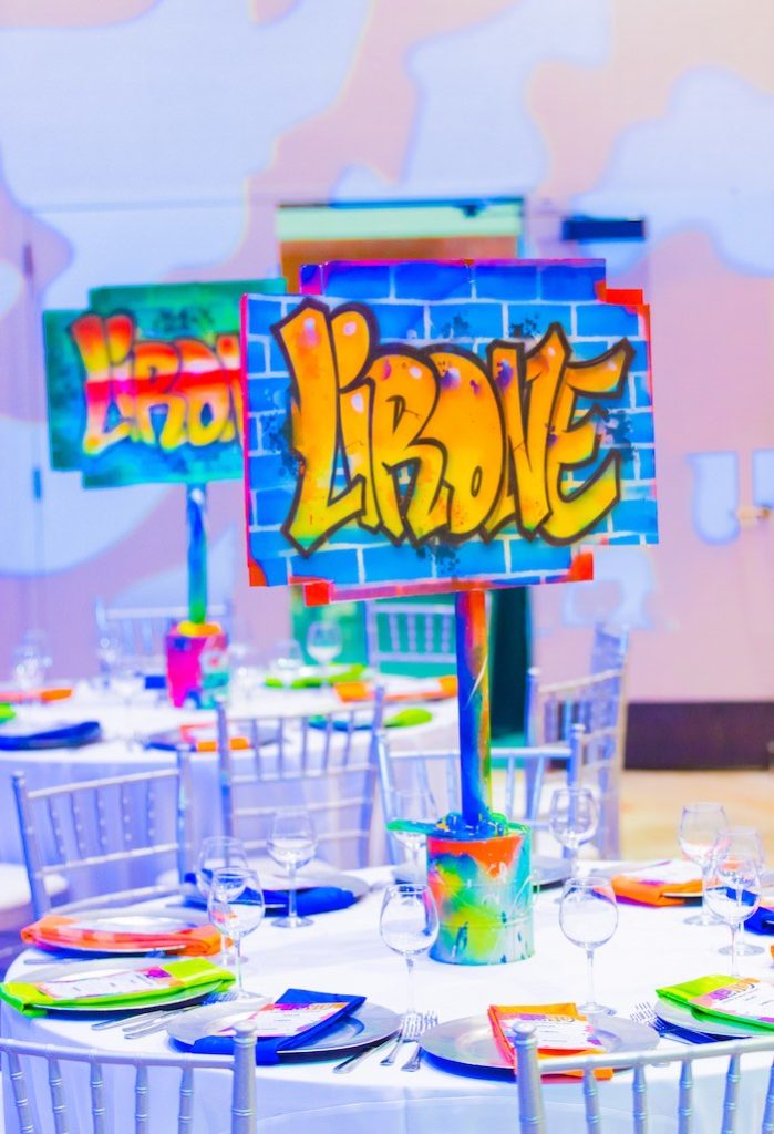 Kara's Party Ideas Neon Graffiti Birthday Party | Kara's Party Ideas