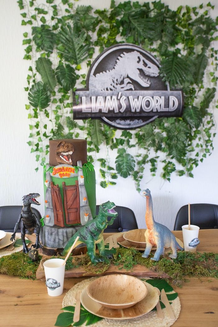 Kara's Party Ideas Jurassic World Dinosaur Birthday Party | Kara's ...