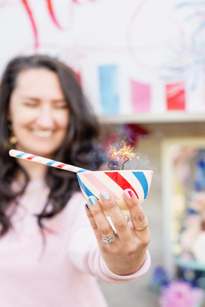 Kara's Party Ideas Modern Americana 4th of July Party | Kara's Party Ideas