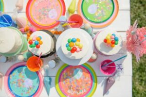 Kara's Party Ideas Colorful Nostalgic Birthday Party | Kara's Party Ideas