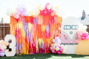 Kara's Party Ideas Groovy "Young, Wild and THREE" Party | Kara's Party ...