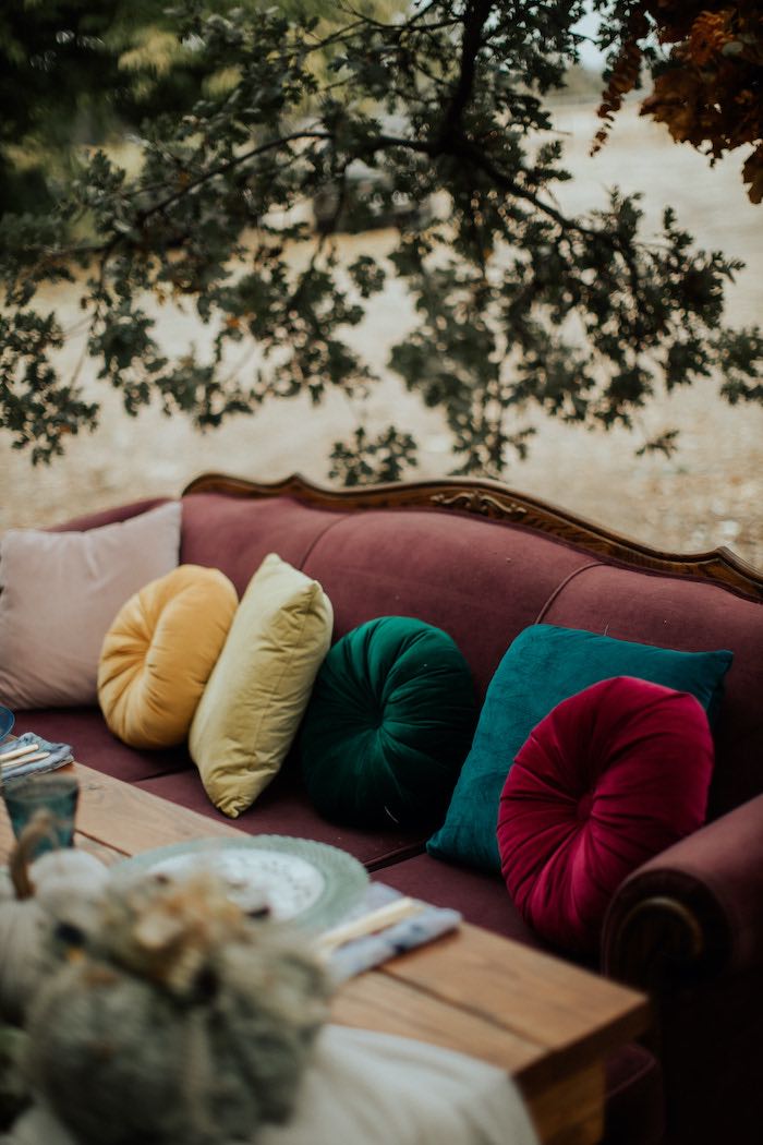 Kara's Party Ideas Jewel Toned Thanksgiving | Kara's Party Ideas