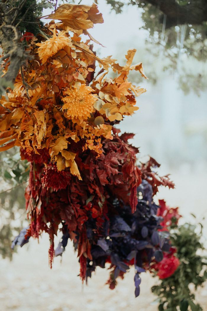 Kara's Party Ideas Jewel Toned Thanksgiving | Kara's Party Ideas