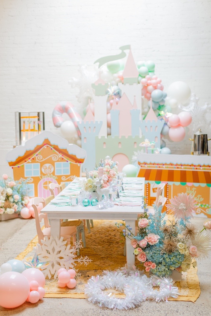 Kara's Party Ideas Christmas Disneyland Party | Kara's Party Ideas