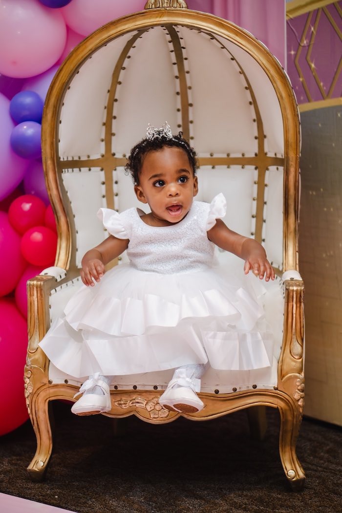 Kara's Party Ideas Glam Pink + Purple Princess Party | Kara's Party Ideas
