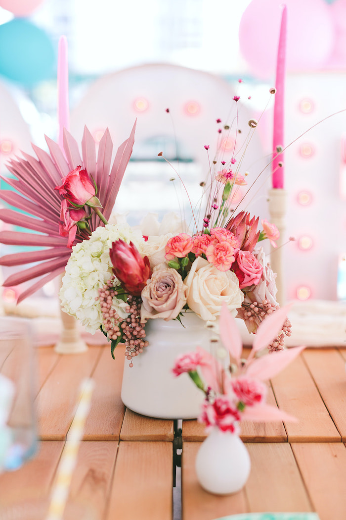 Kara's Party Ideas Score She is 4 Girly Football Party | Kara's Party Ideas