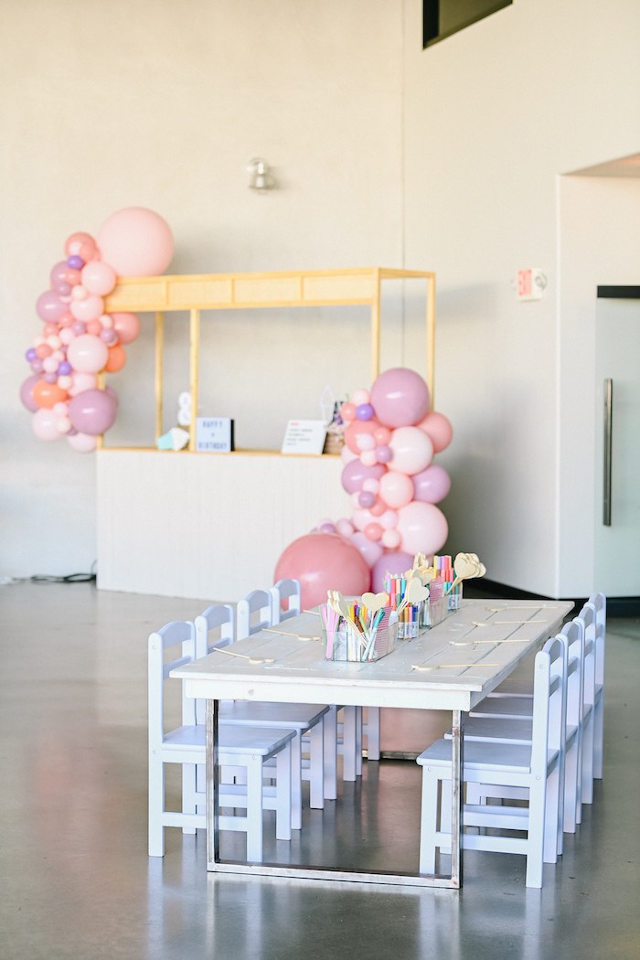 Kara's Party Ideas Floral Dragon Double Birthday Party | Kara's Party Ideas