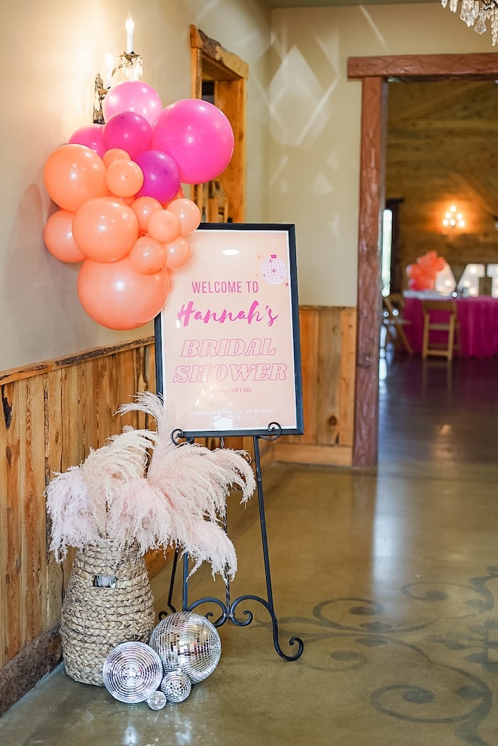 Kara's Party Ideas For Like Ever, Girly Disco Bridal Shower | Kara's ...