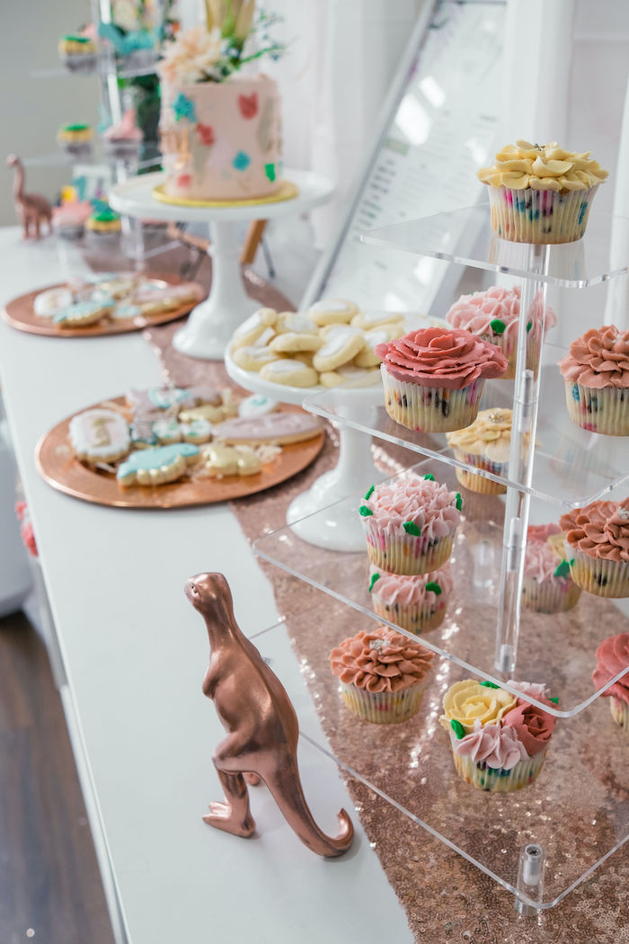 Kara's Party Ideas Three-Rex Par-Tea | Girly Dinosaur Tea Party | Kara ...