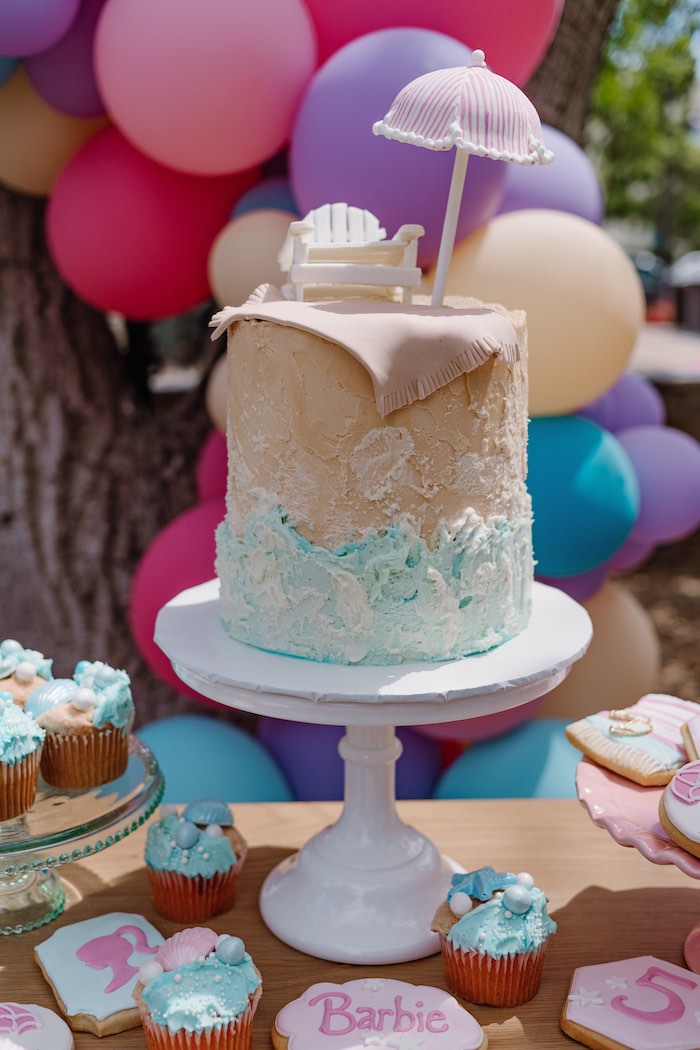 Kara's Party Ideas Malibu Barbie Birthday Party | Kara's Party Ideas