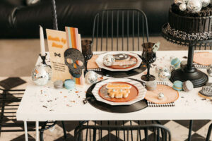 Kara's Party Ideas Death by Disco Halloween Party | Kara's Party Ideas