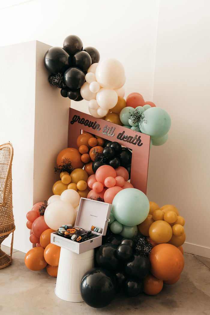 Kara's Party Ideas Death by Disco Halloween Party | Kara's Party Ideas