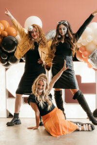 Kara's Party Ideas Death by Disco Halloween Party | Kara's Party Ideas