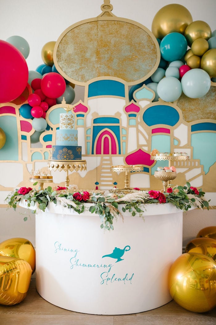Kara's Party Ideas Aladdin Birthday Party | Kara's Party Ideas