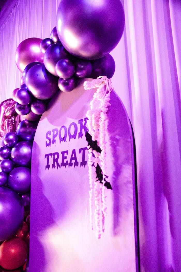 Kara's Party Ideas Spooky Purple Party | Kara's Party Ideas
